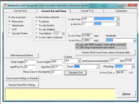 GastroPlus® with the Metabolism & Transporter Module