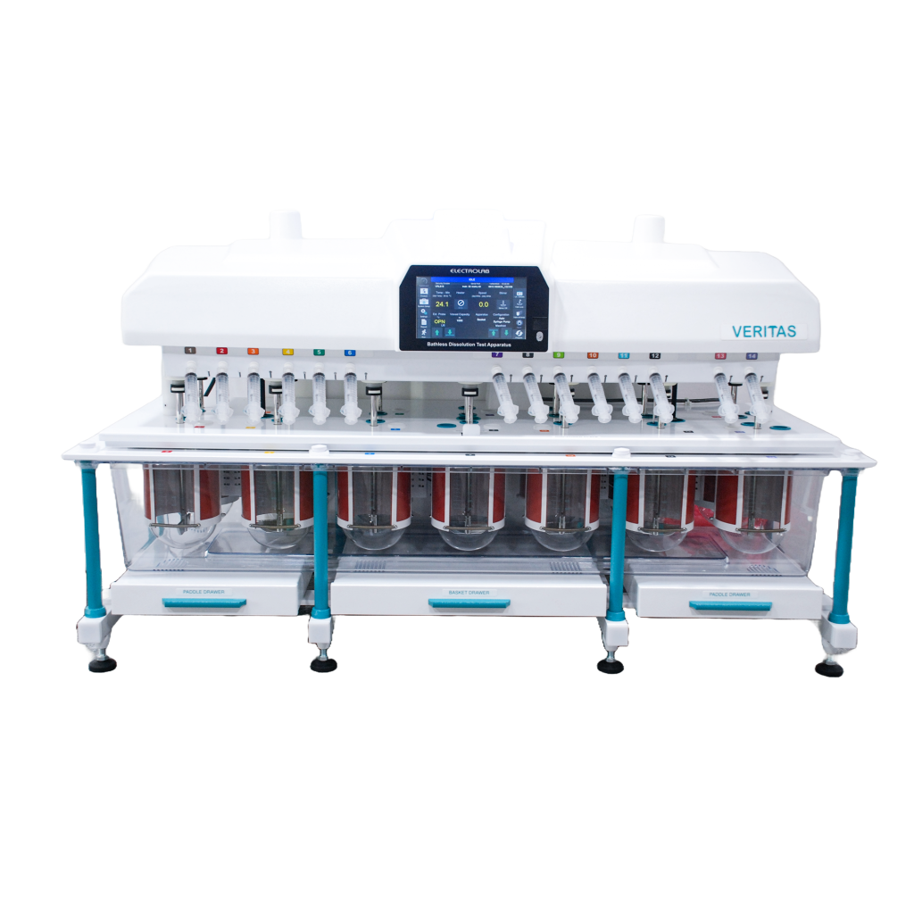 Dissolution Tester-Veritas-14 Manual Syringe Sampling